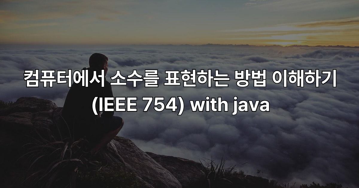 컴퓨터에서 소수를 표현하는 방법 이해하기 (IEEE 754) with java - 박종훈 기술블로그