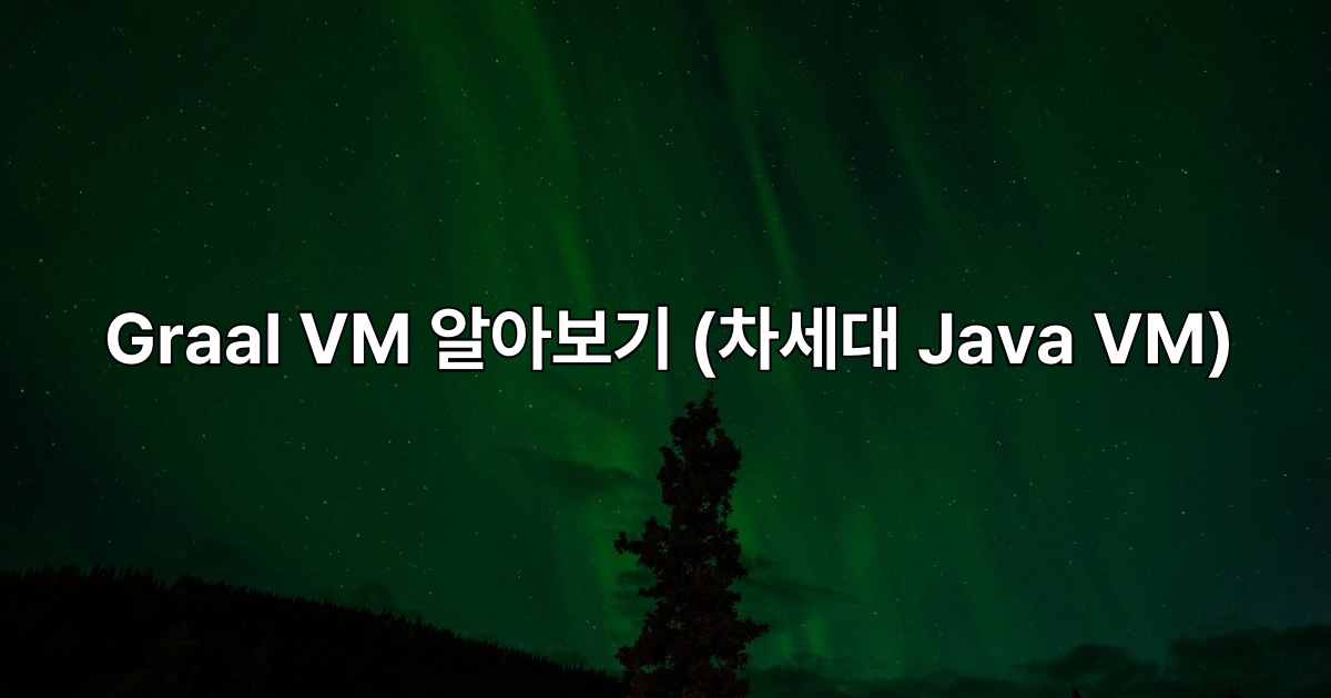 Graal VM 알아보기 (차세대 Java VM) - 박종훈 기술블로그